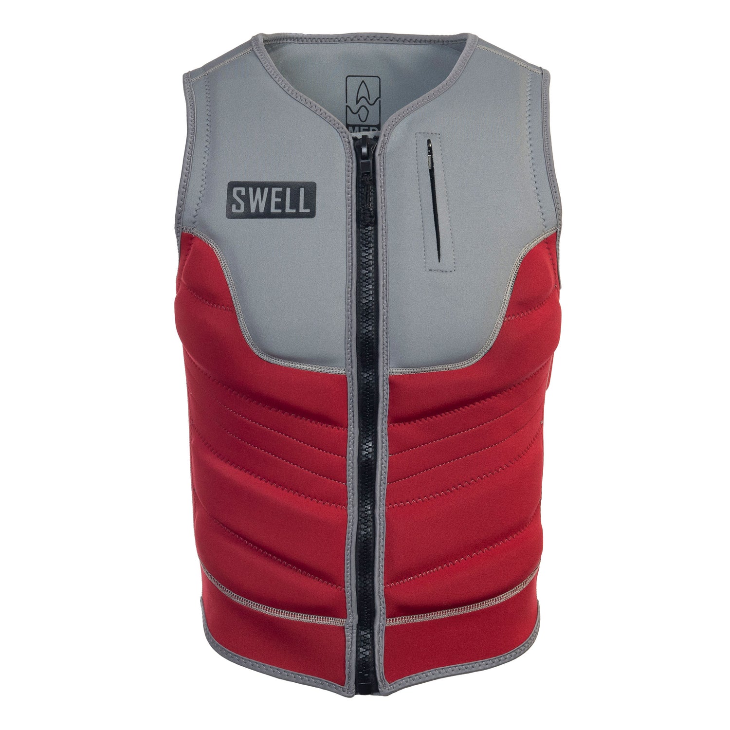 SWELL Pro Comp Vest - Men's Red - Neoprene Jacket | SWELL Wakesurf