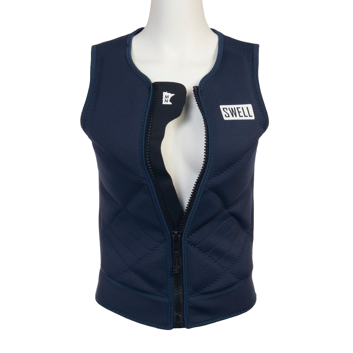 SWELL Pro Comp Vest - Women's Navy - Neoprene Jacket | SWELL Wakesurf