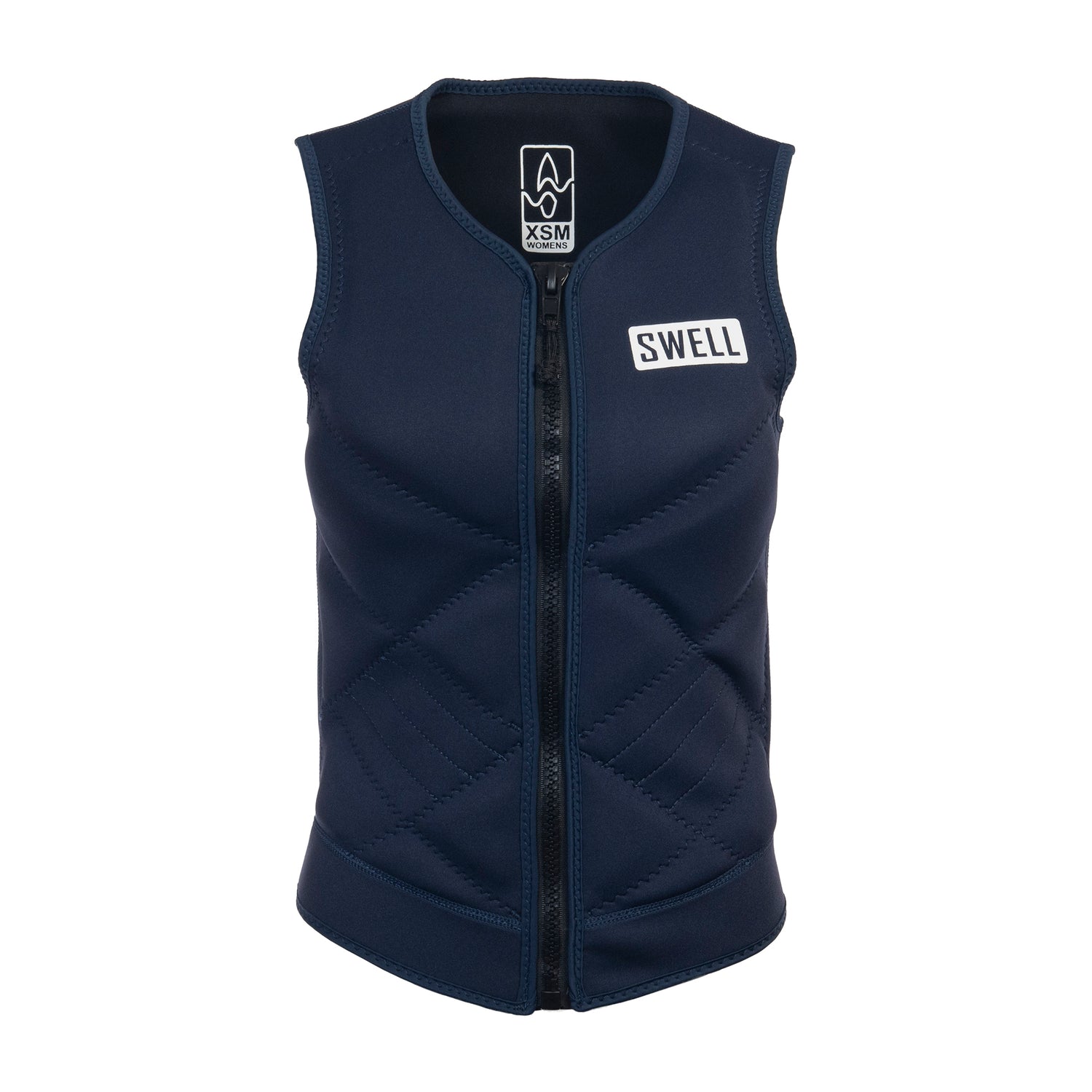 SWELL Pro Comp Vest - Women's Navy - Neoprene Jacket | SWELL Wakesurf