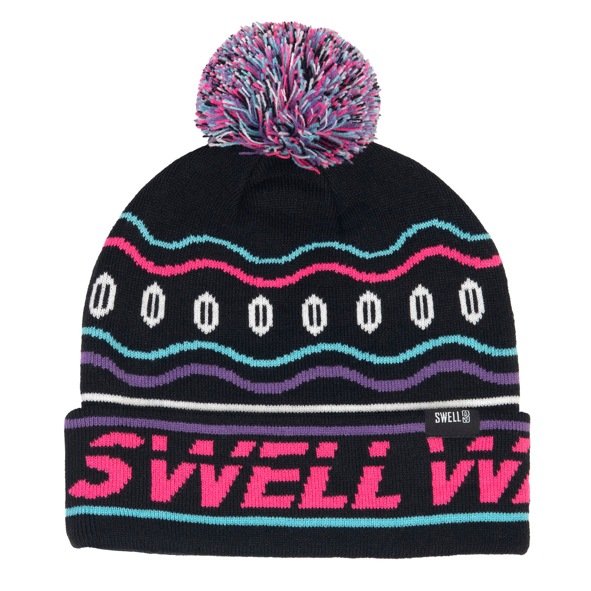 SWELL Wakesurf - Neon Puffer - Winter Pom Beanie | SWELL Wakesurf
