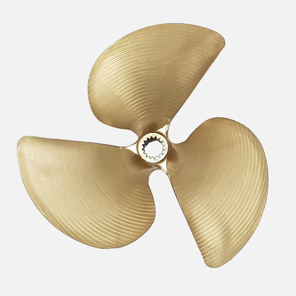 ACME Prop 1279 - Left Rotation Splined Bore - ACME Marine Propellers ...