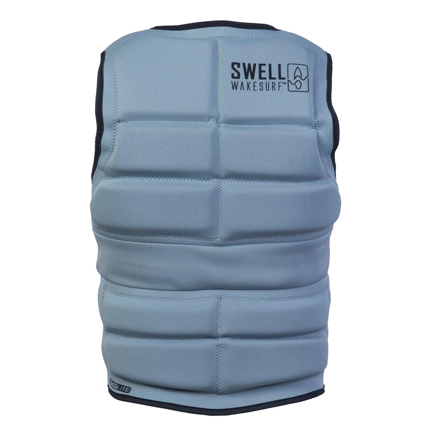 SWELL Wakesurf Vest - Men's Pewter - Ultimate Comfort Neoprene Jacket ...